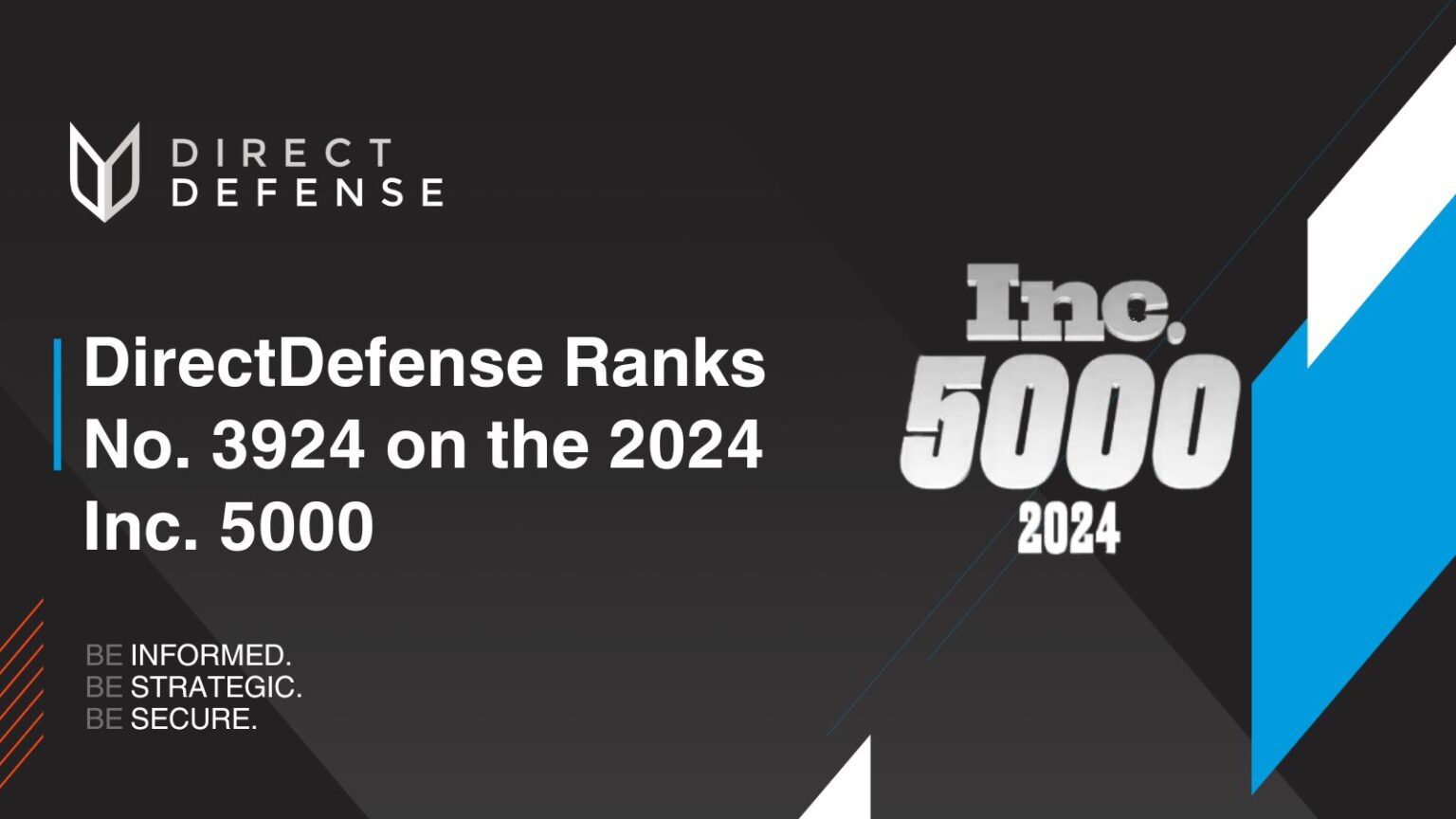 DirectDefense: No. 3924 on the 2024 Inc. 5000