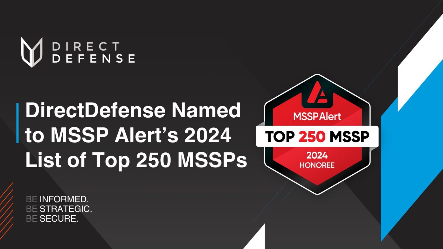 DirectDefense Named to MSSP Alert’s List of Top 250 MSSPs